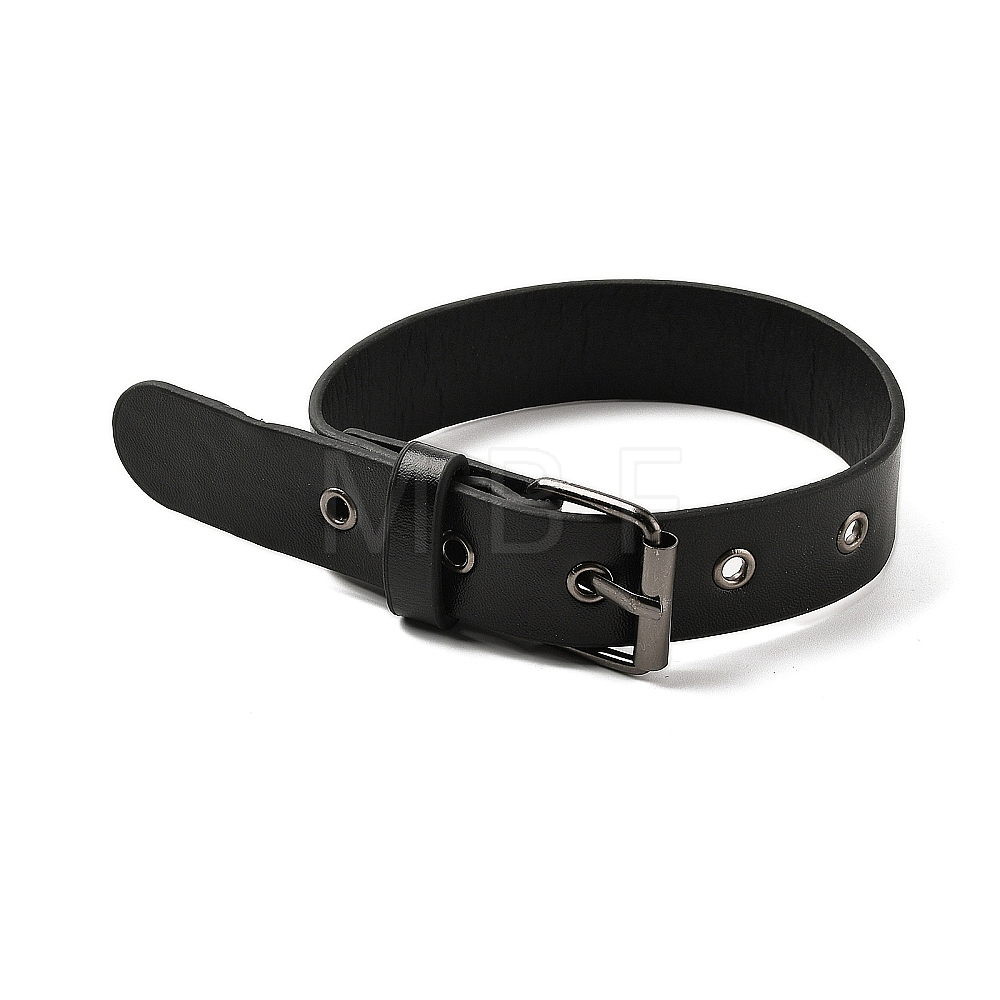 PU Leather Cuff Belt Buckles - mybeadsfindings.com